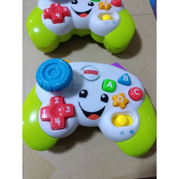 Fisher-Price Pretend Video Game Controller Baby Toy with Music Lights ...