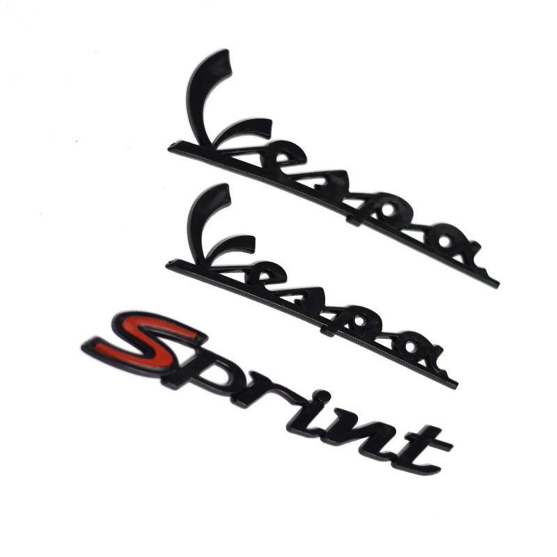 Vespa logo Sprint 150 GTS300 modified black logo sticker label | Shopee ...