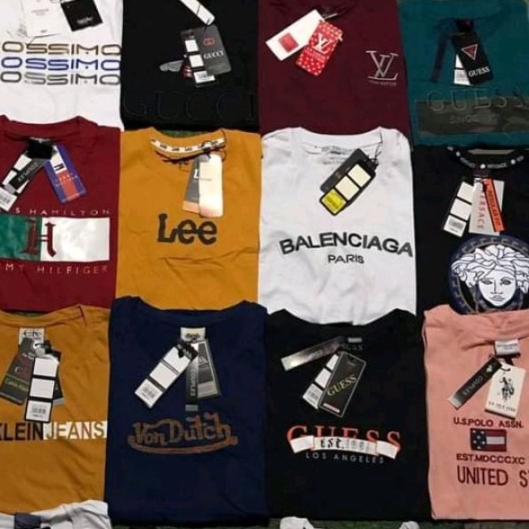 10PCS Mens And Ladies Tops Overruns / Mall PullOut T-Shirts For Men ...