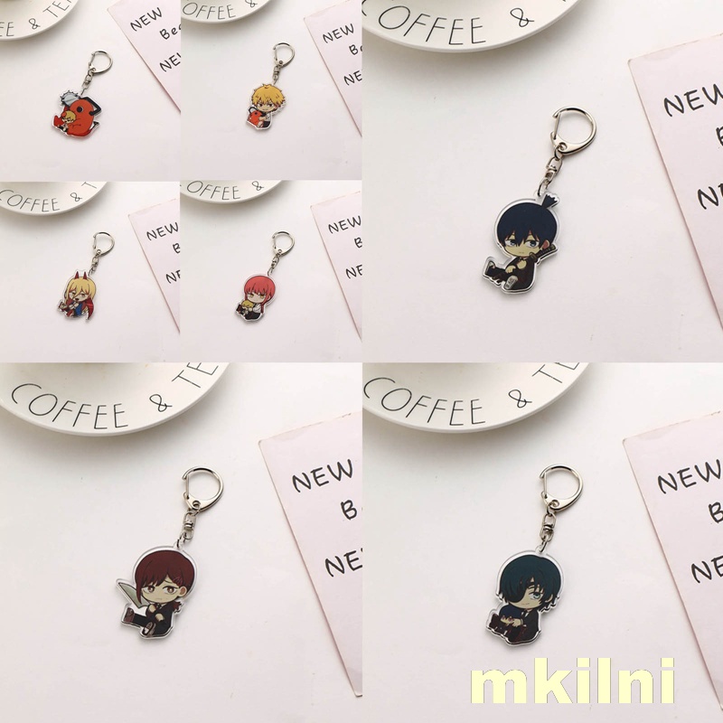 2022 New Anime Chainsaw Man Peripheral Acrylic Keychain Pendant ...