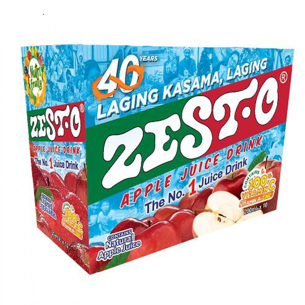 Zest-O Apple Juice Drink 200Ml x 10s | Shopee Philippines