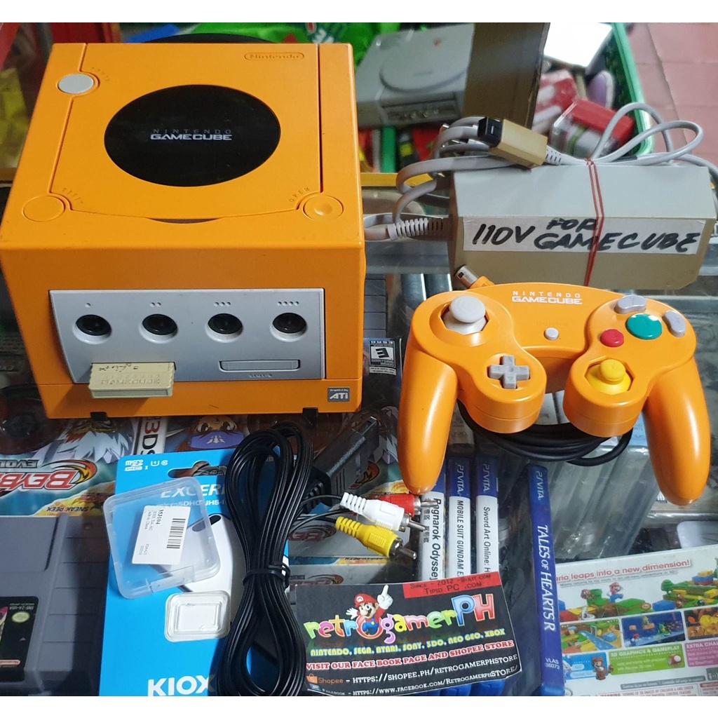 Nintendo GameCube (Pico Boot installed) + 32GB full of GameCube Games ...