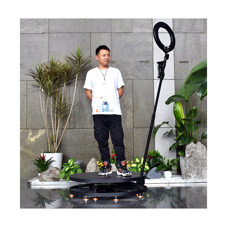 Automatic Round 360 Photo Booth Motorized Slow Motion Wireless Control ...