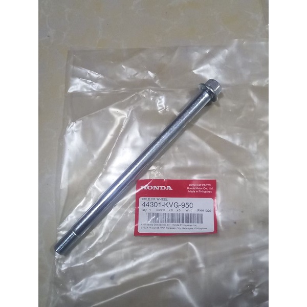 Honda Genuine Parts Front Axle wheel for Beat Fi V1/V2 | Shopee Philippines