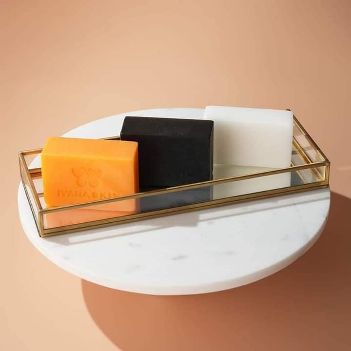 Ivana Skin Soap (Kojic Glow Bar,Purifying Charcoal Bar, Whitening Whipp ...