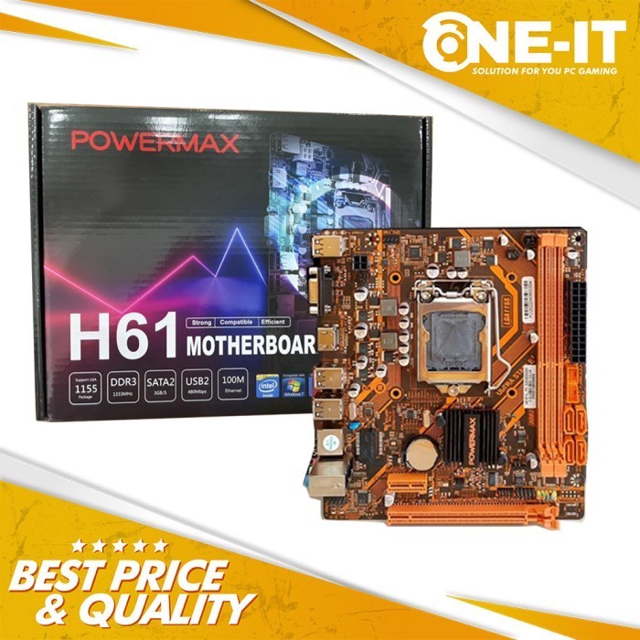 Motherboard POWERMAX H61 M.2 NVMe Intel SOCKET LGA 1155 | Shopee ...