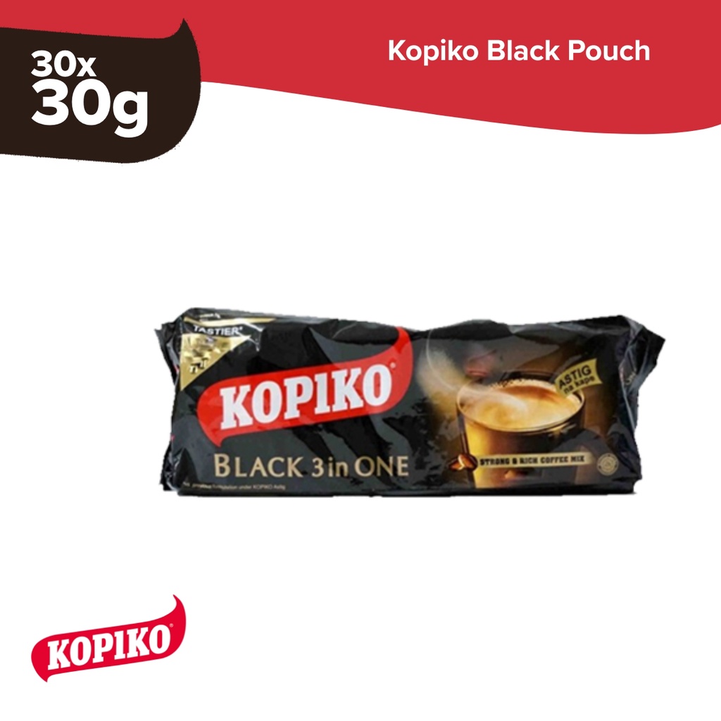 Kopiko Black 3-in-1 Pouch 30x30g | Shopee Philippines