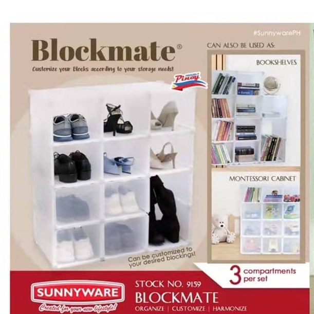 SUNNYWARE BLOCKMATE ORGANIZER ALL IN ONE | Shopee Philippines