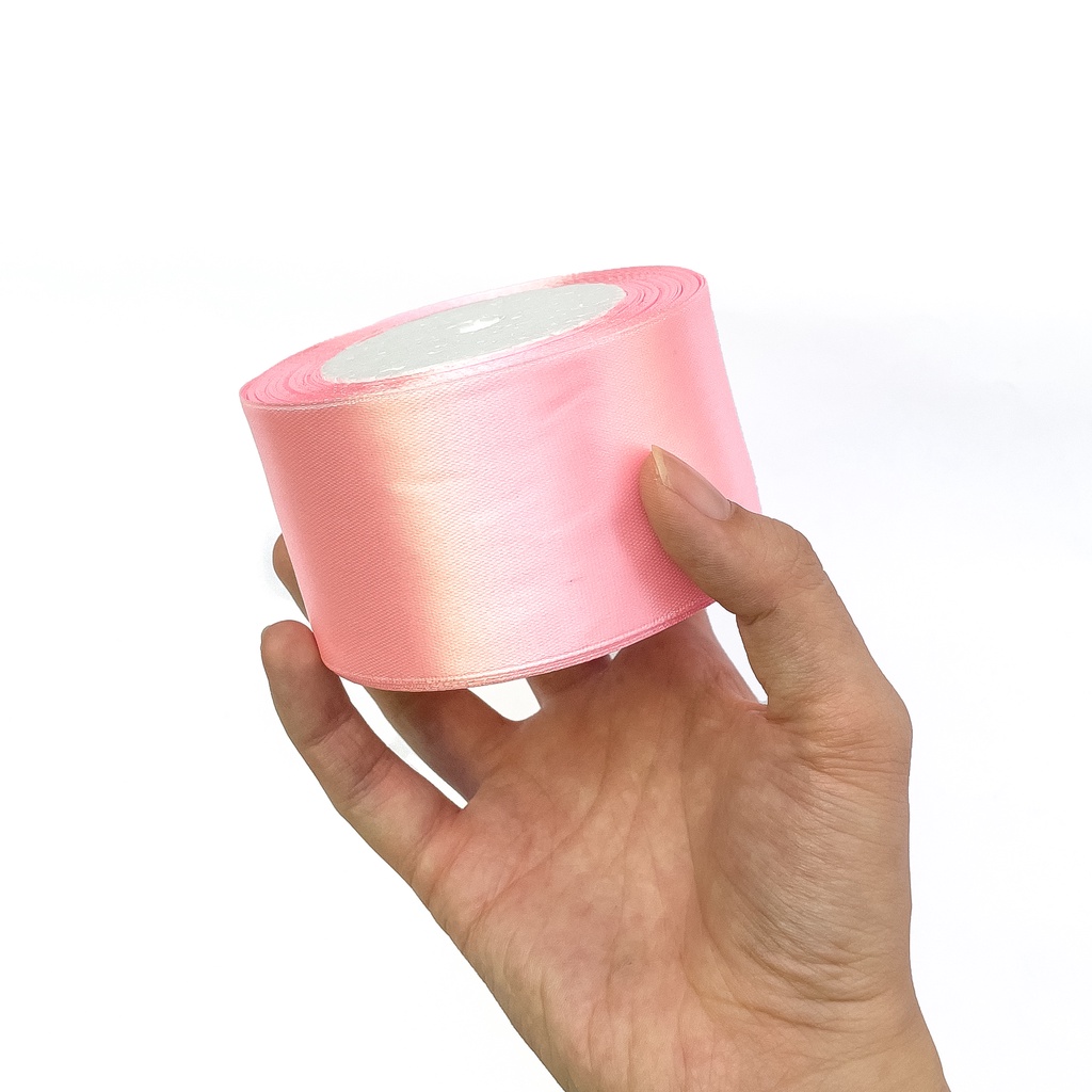 2 inch Satin Ribbon 50mm Single Faced Gift Wrapping Ribbons (25 yards ...