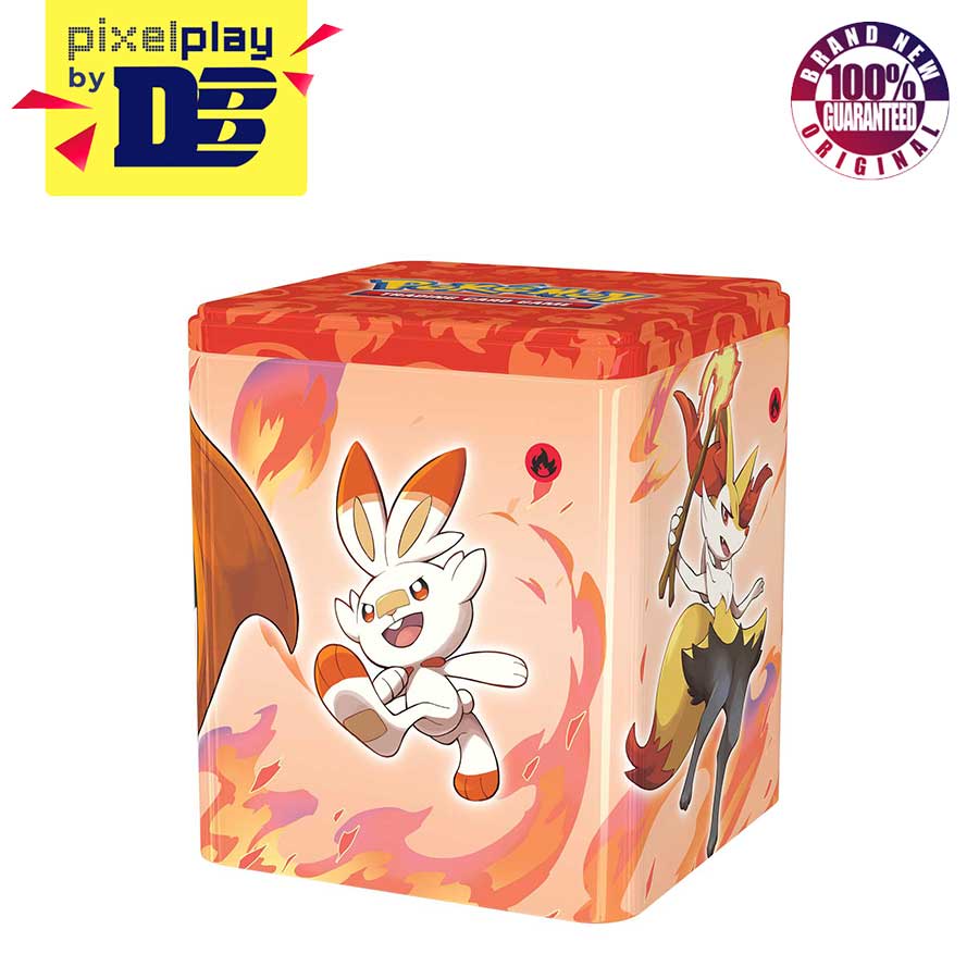 Pokemon Trading Card Game Stacking Tin (Fire) (210-85080) | Shopee ...