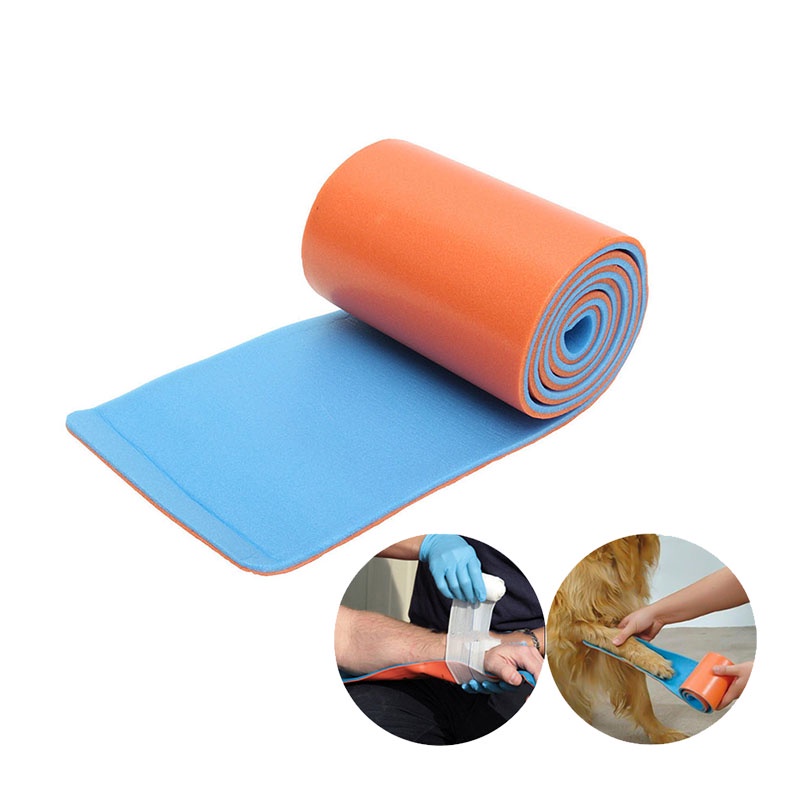 Pet Fracture Fixator Aluminum Foam Survival Roll Splint First aid roll ...