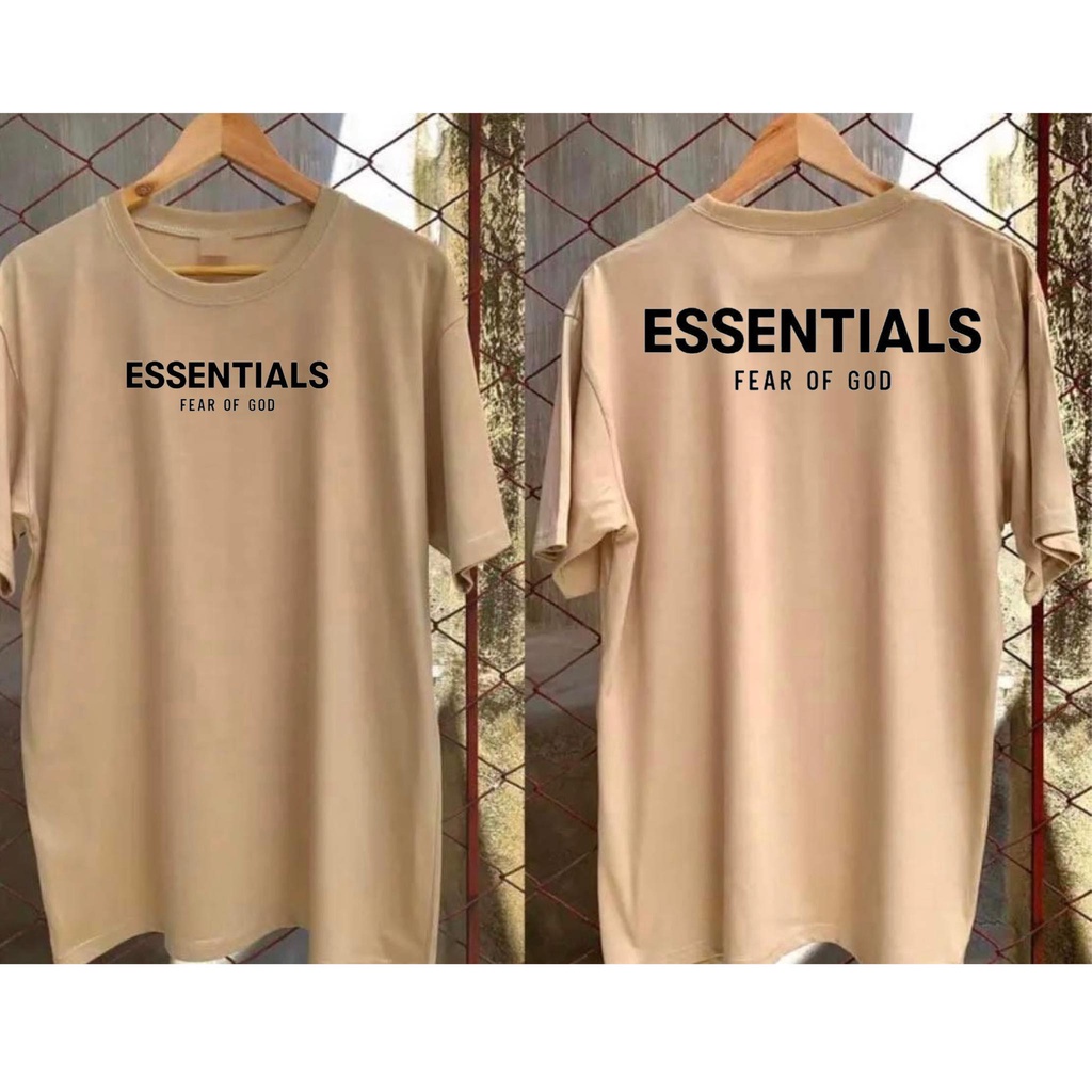 ESSENTIALS Oversized T-Shirt for Men and Women | Shopee Philippines