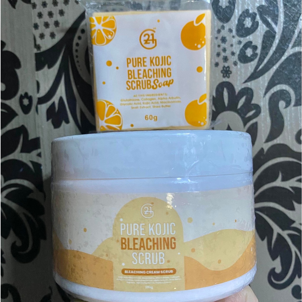 G21 Pure Kojic Bleaching Soap & Scrub BUNDLE (WITH FREEBIE) | Shopee ...
