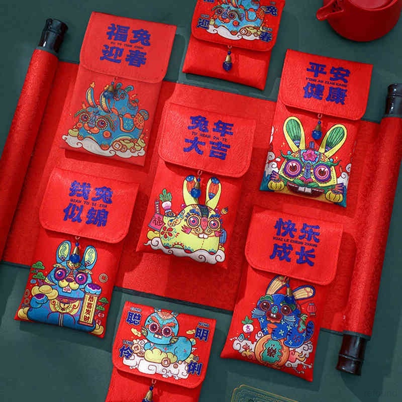 Ready Stock New Year Red Packet 2023 Rabbit Year Red Packet Bag New ...