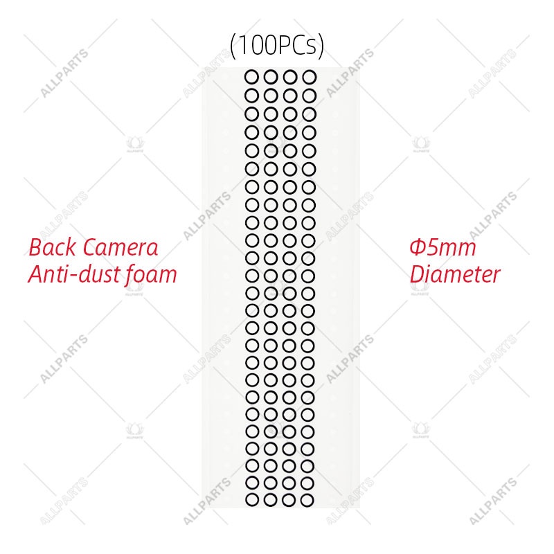 Allparts 3.5mm Anti-Dust Foam Front / Back Camera Dust Proof Material ...