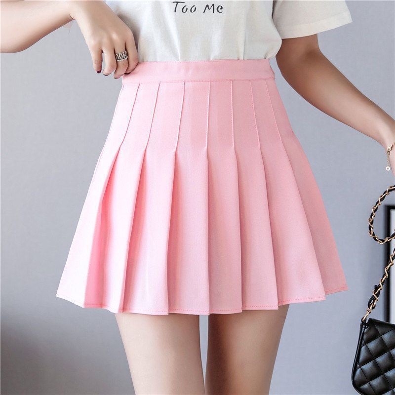 Plaid Skirt Pleated Skirt Korean Skirt For Women Pleated Skirt Student ...