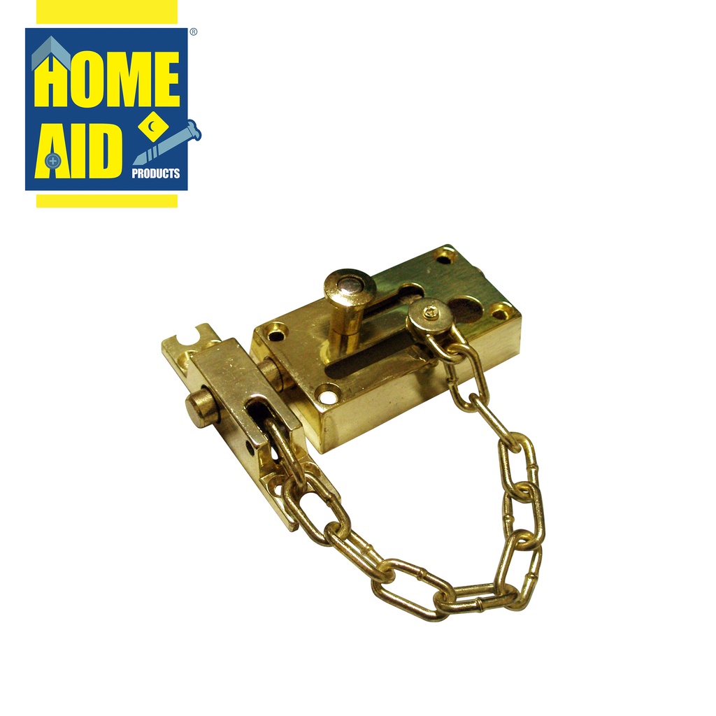 HOMEAID Door Chain & Bolt Brass Plated | Shopee Philippines