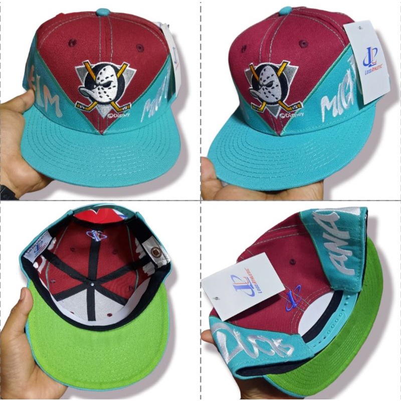 VINTAGE CAP SPELL OUT MIGHTY DUCKS SNAPBAC CAP | Shopee Philippines