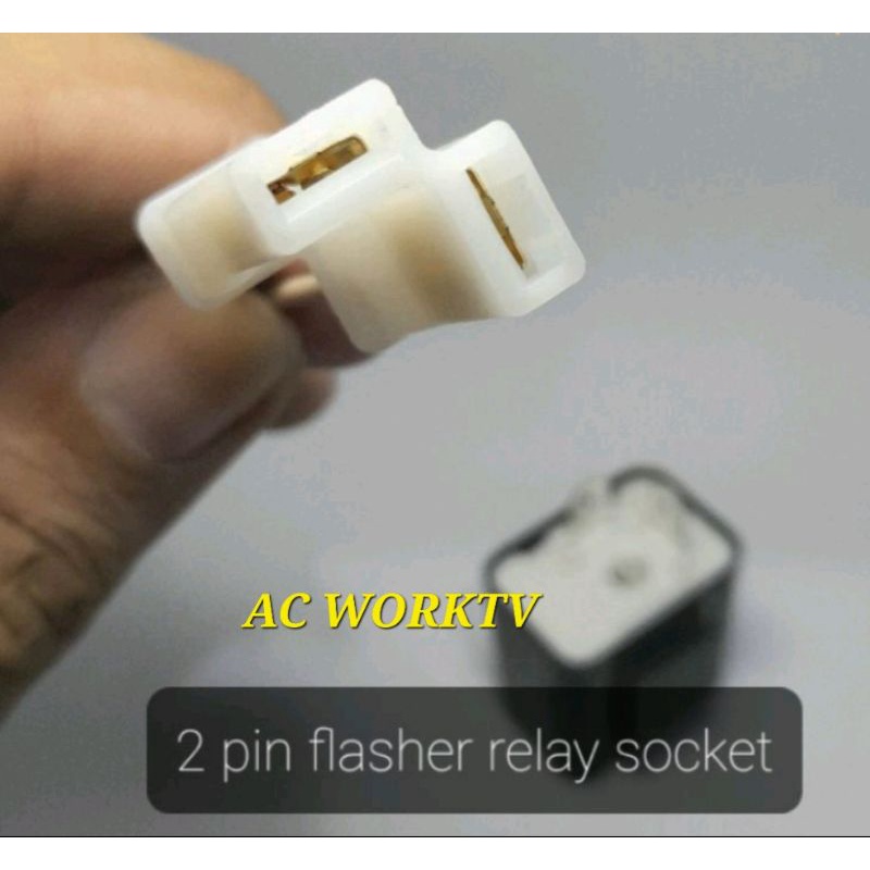 female socket for flasher tufemarn signal hazard relay universal 2pin ...