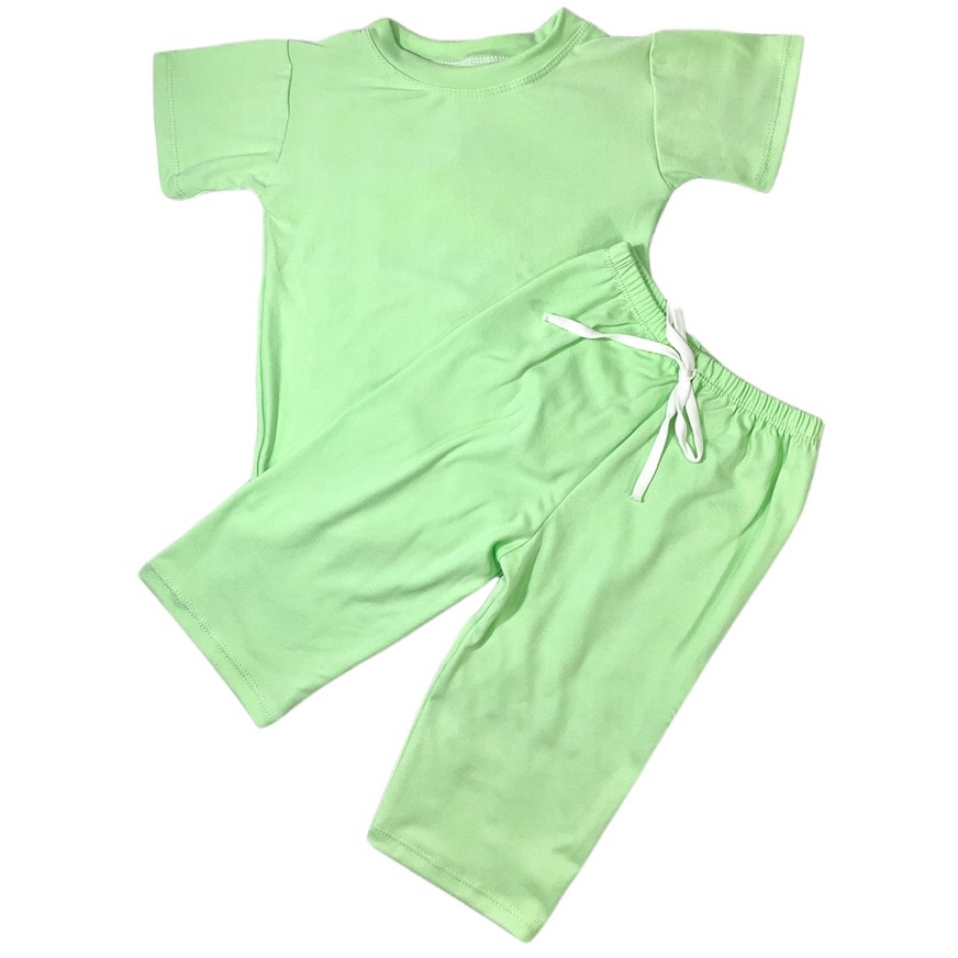 Unisex Kids Plain Terno Tshirt Pajama / Minimalist Sleepwear / Basic ...