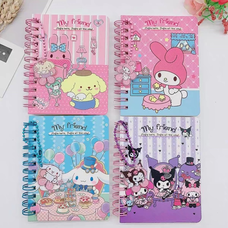 Sanrio cute notebook w/keychain | Shopee Philippines