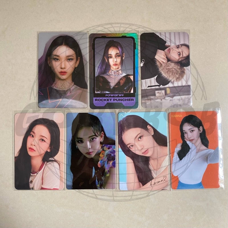 Aespa karina savage synk dive lenticular kwangya character card eider ...