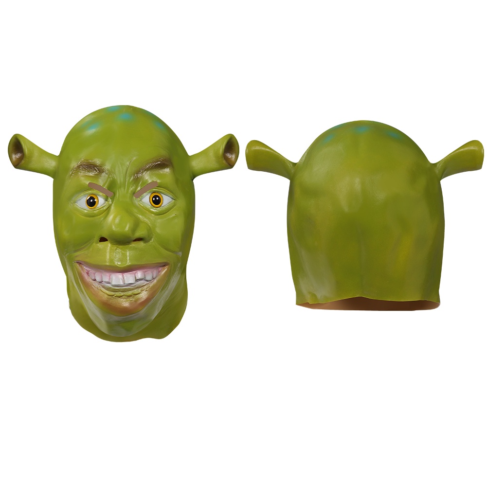 Shrek Mask Cosplay Latex Masks Helmet Masquerade Halloween Party ...
