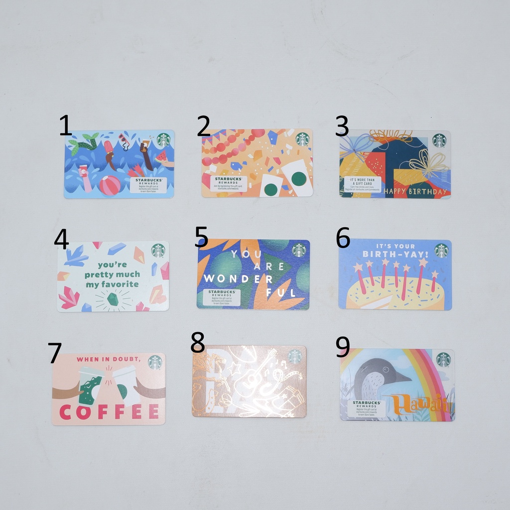 Starbucks Card USA City Name Hawaii Dallas Edition for Christmas Gift ...