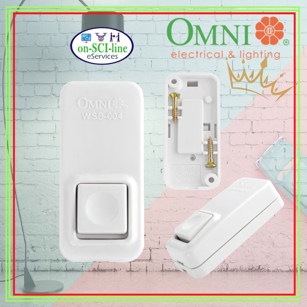 Omni Convenience Bell Push Botton Switch WSB 004 | Shopee Philippines