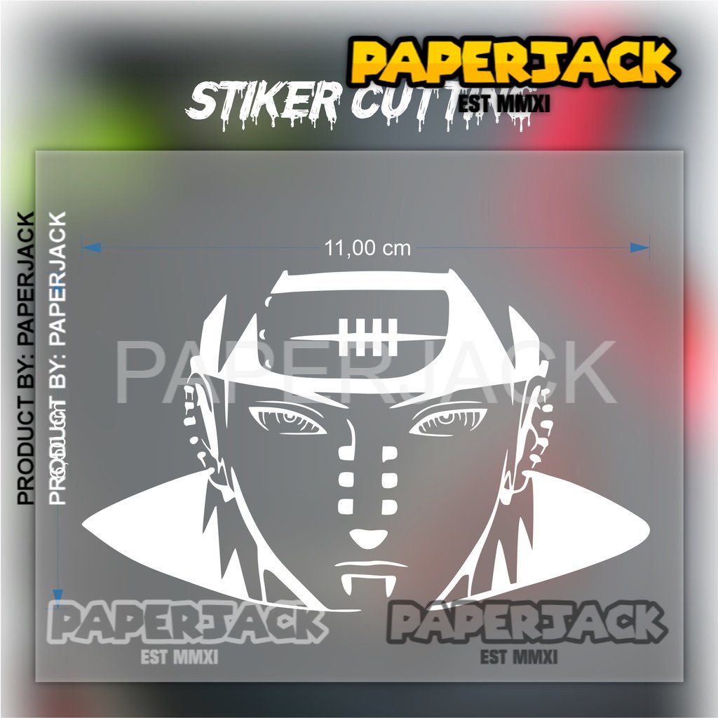 Pain AKATSUKI Anime Cutting Sticker - Premium Vinyl Cutting Sticker ...