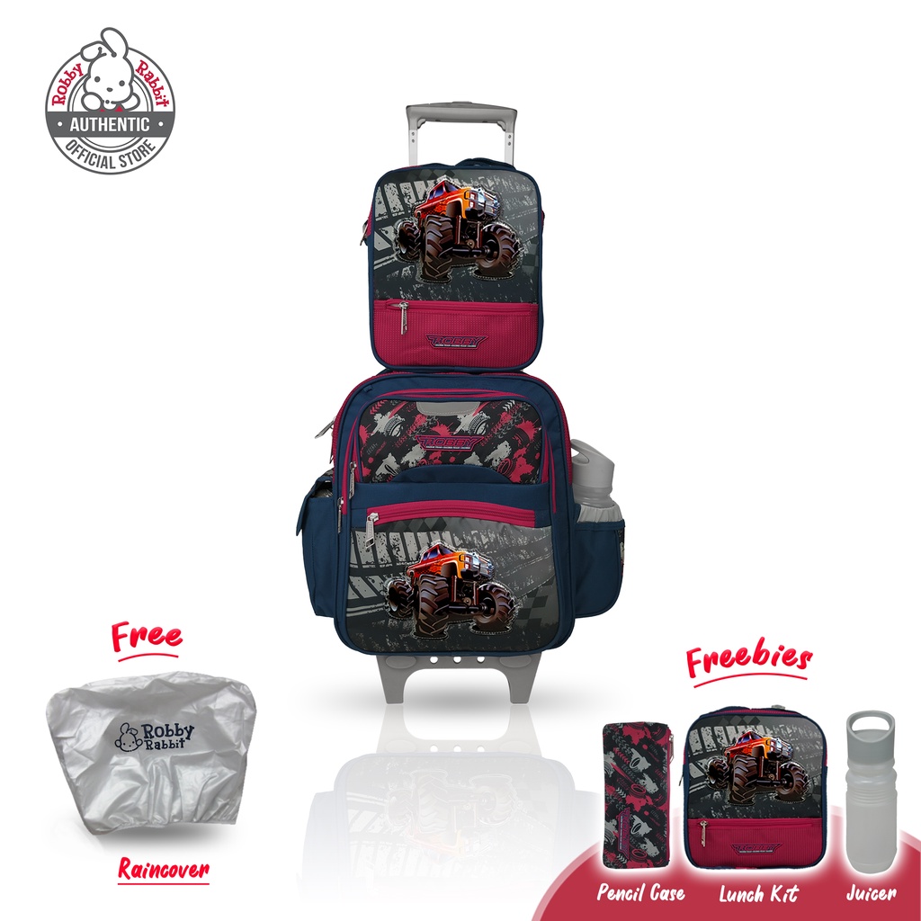 Robby Rabbit Fast Car-1 14 Inch Soft Trolley | Shopee Philippines