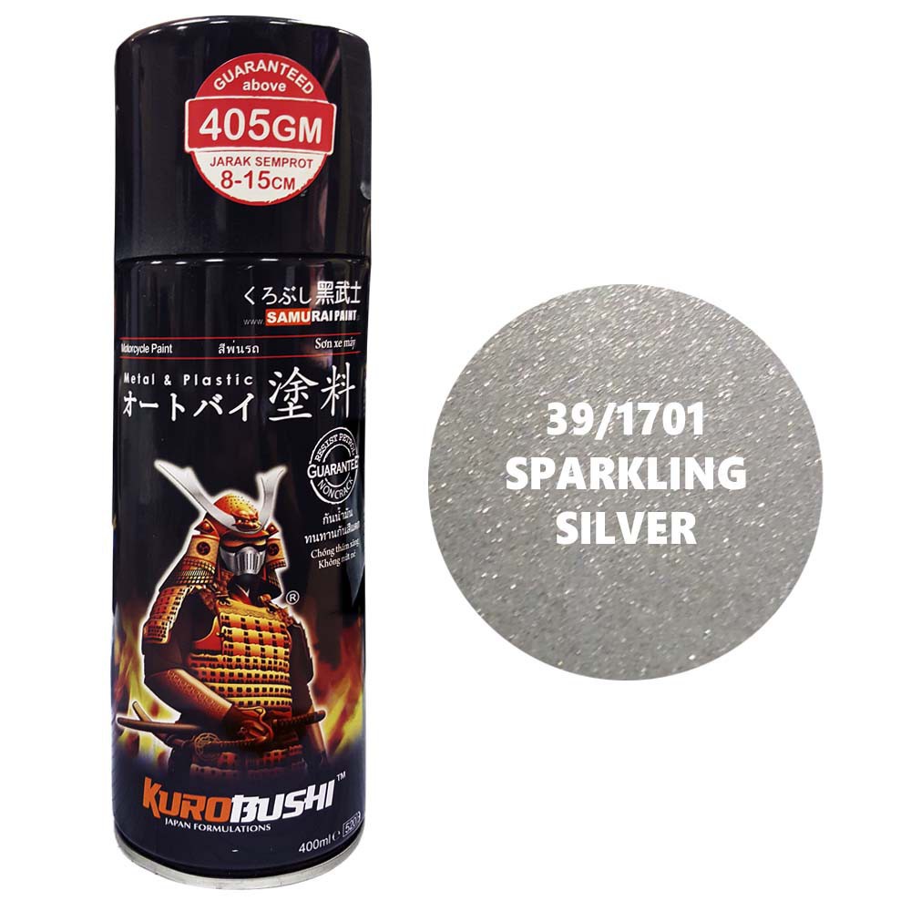 SAMURAI PAINT 39/1701 SPARKLING SILVER 400ml | Shopee Philippines