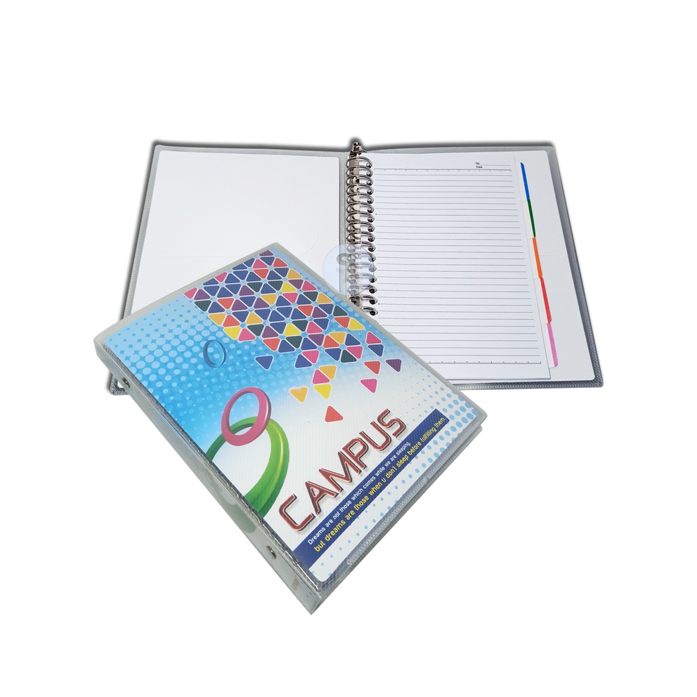 Kenko Binder Note 20 Ring A5 - TS - CC78 (Campus) Random Color - Pcs ...