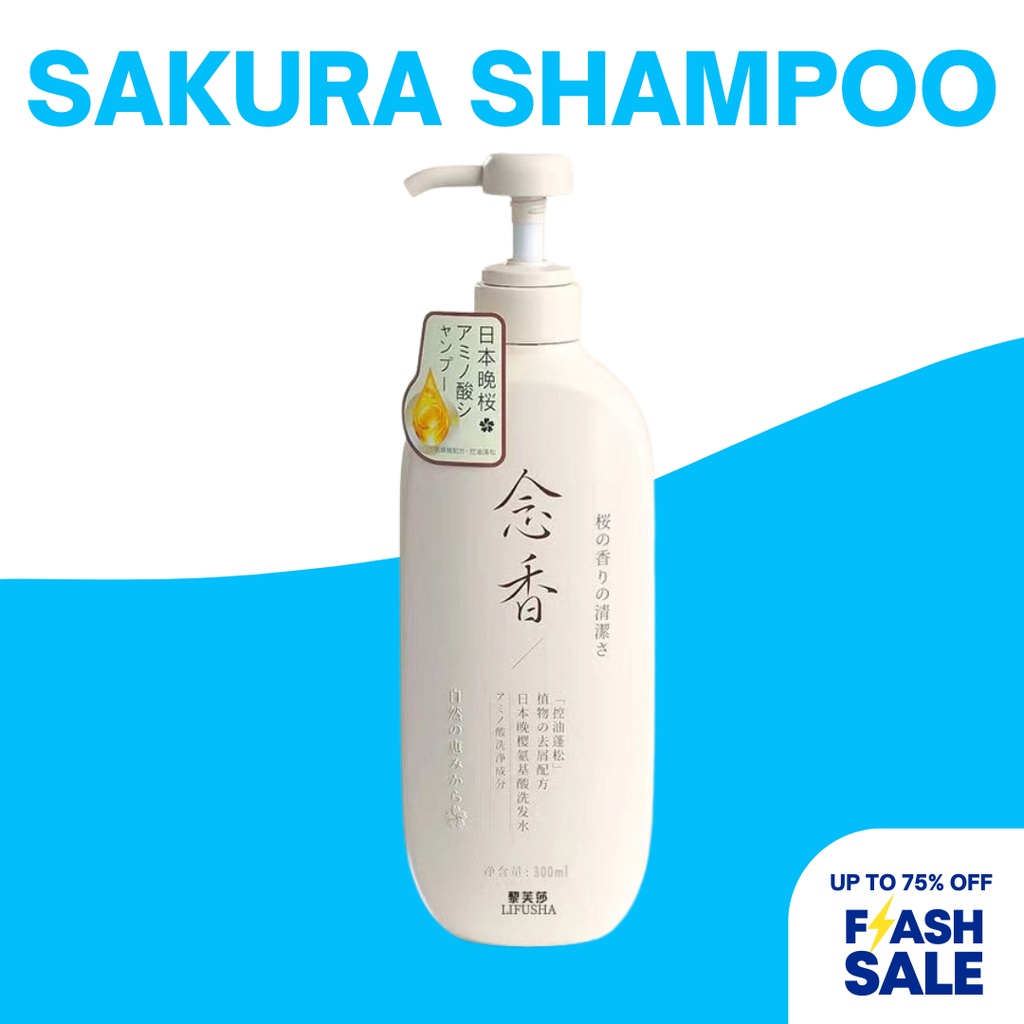 Original and Authentic Sakura Shampoo Japanese Amino Acid Anti-Dandruff ...