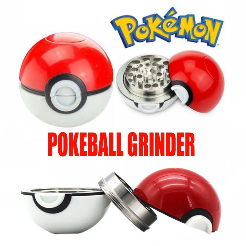 Pokeball Grinder Pokemon Grinder (Color: red) | Shopee Philippines