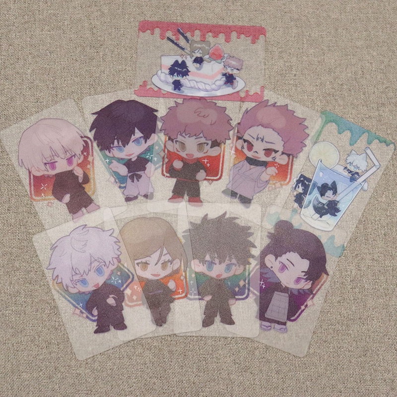Plastic Cards, pvc Cards Throughout Jujutsuuka anime Characters ...