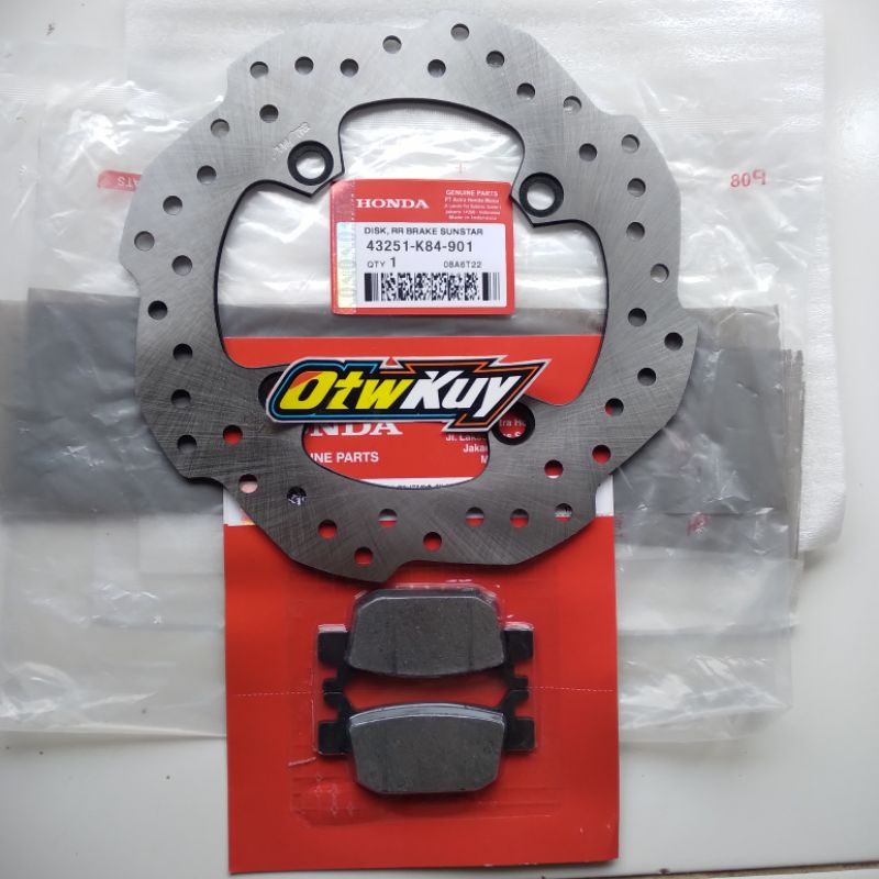 REAR DISC DISC + REAR PLATE PCX ADV 150 ADV 160 VARIO 160 ABS | Shopee ...