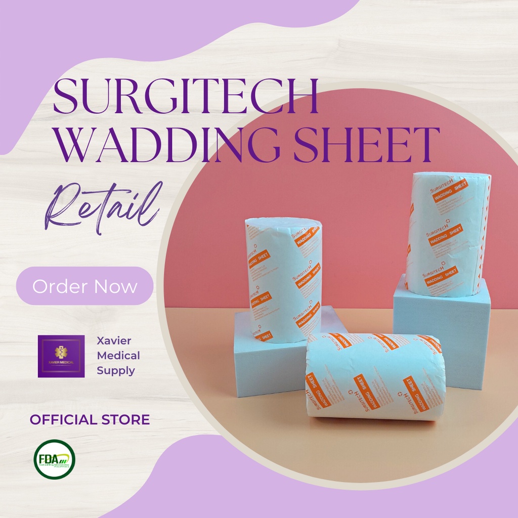 Surgitech Wadding Sheet Retail Sold Per Pc Shopee Philippines
