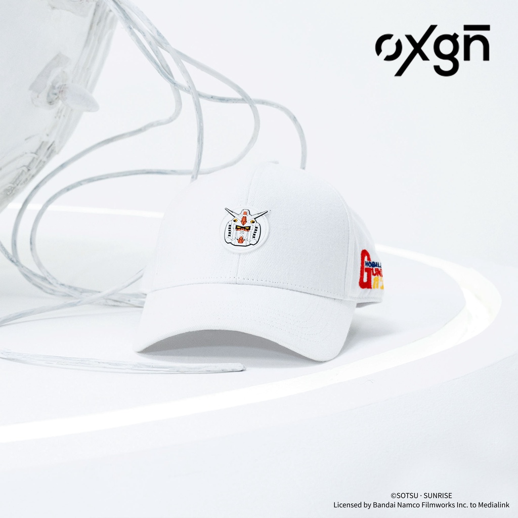OXGN Mobile Suit Gundam Curved Cap For Men And Women (White) | Shopee ...