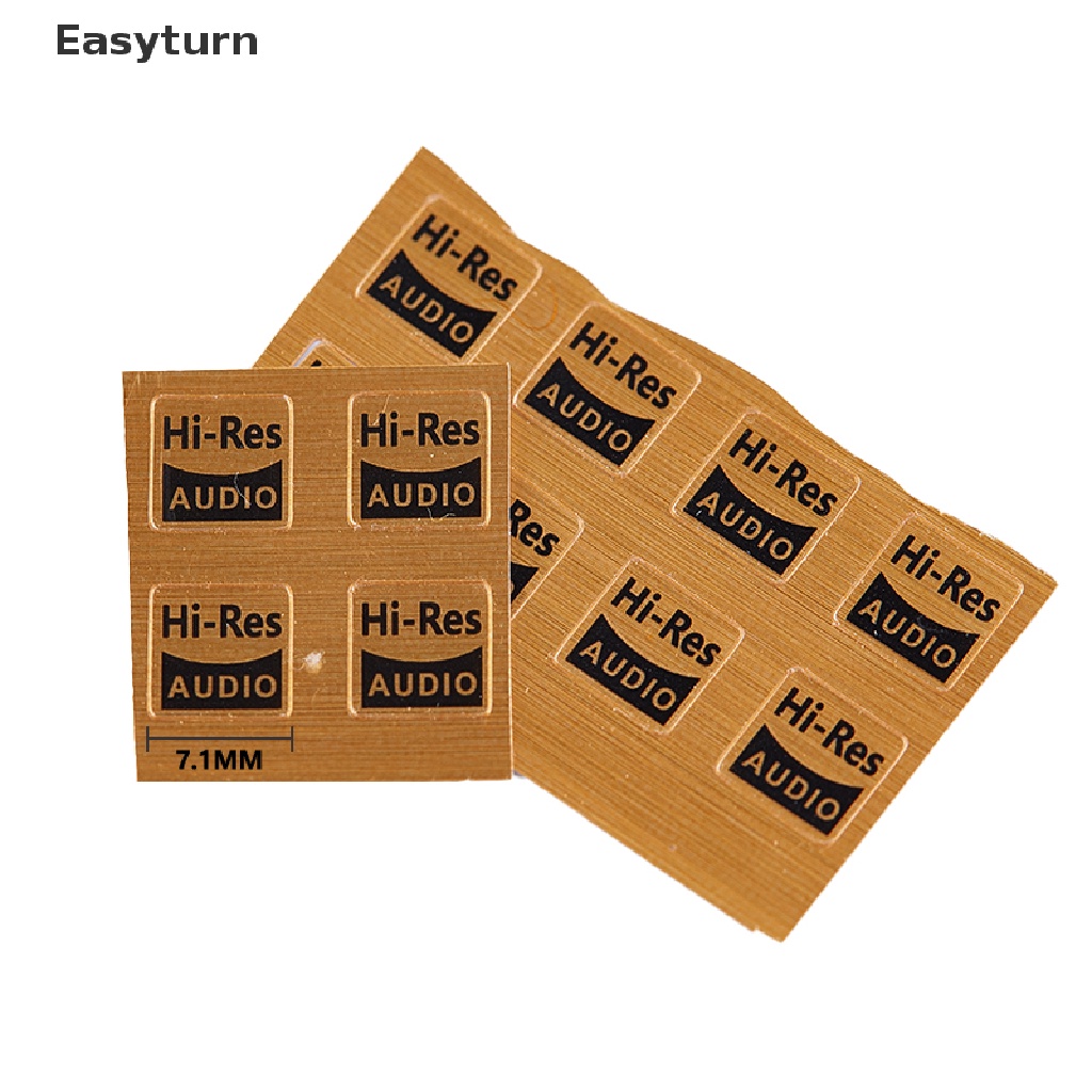 Easyturn 10pcs Hi-Res Audio Stickers for Walkman Fiio Iriver Cayin MP3 ...