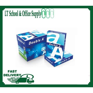 1 Ream Double A White Bond Paper High Quality Substance 20 / 70gsm ...
