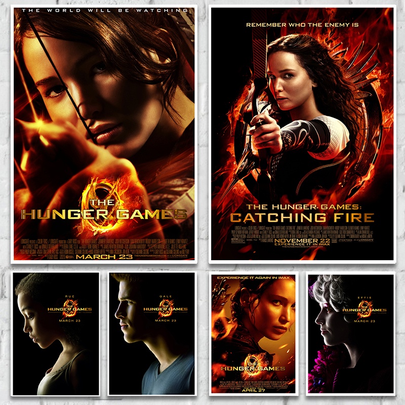 Popular Movie Series The Hunger Games Retro Posters Painting Vintage ...