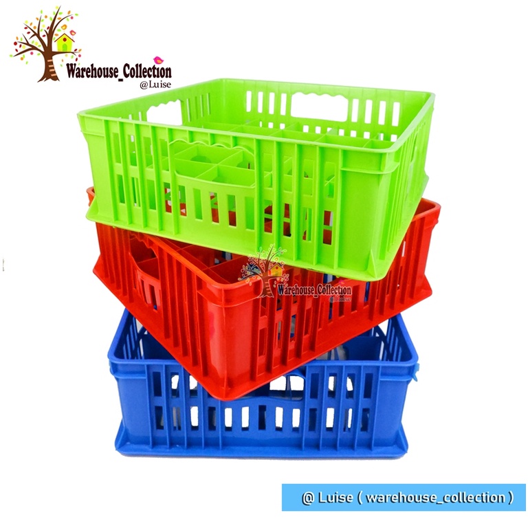 Plastic GLASSES CRATE CONTAINS 25 HYPER HELM / STORAGE GLASS CAN BE ...