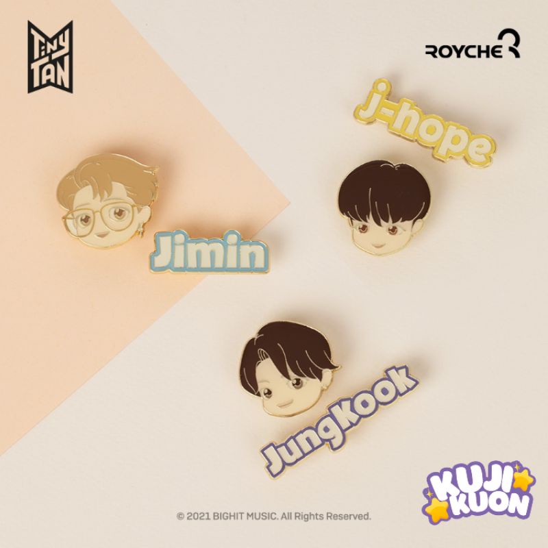BTS TinyTAN Metal Pin Badge | Shopee Philippines