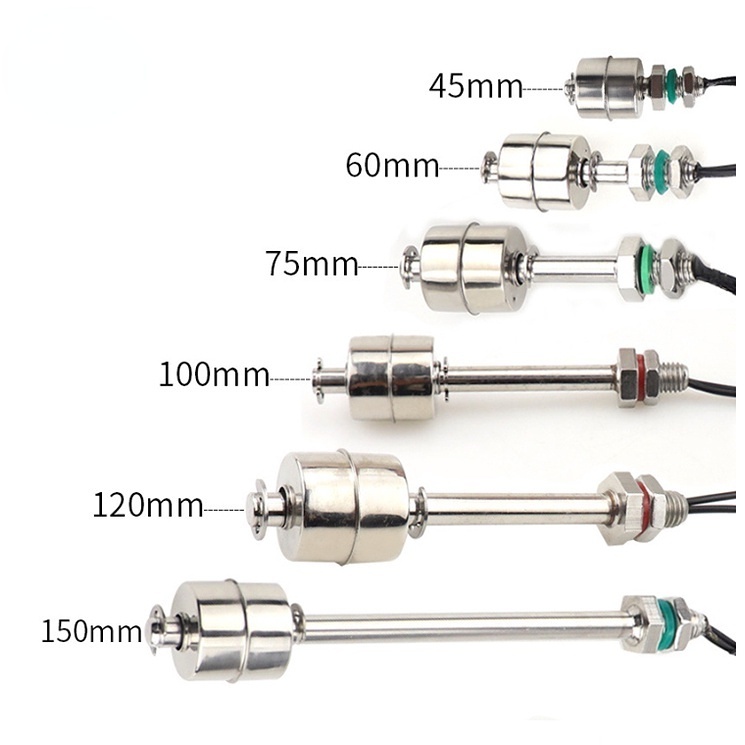 Small stainless steel float switch Liquid level switch Water level ...