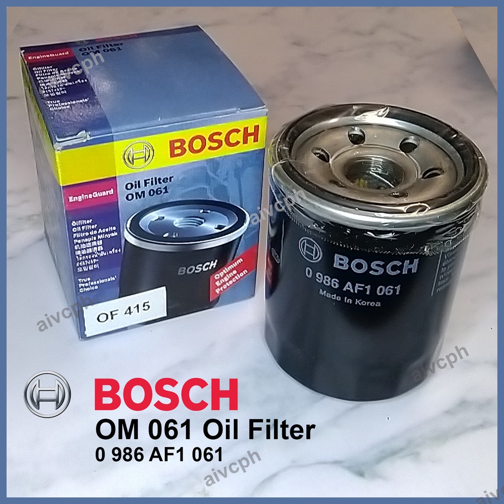 Bosch OM061 Oil Filter Xpander Mirage G4 (Cross Vic C-415 C415 ...