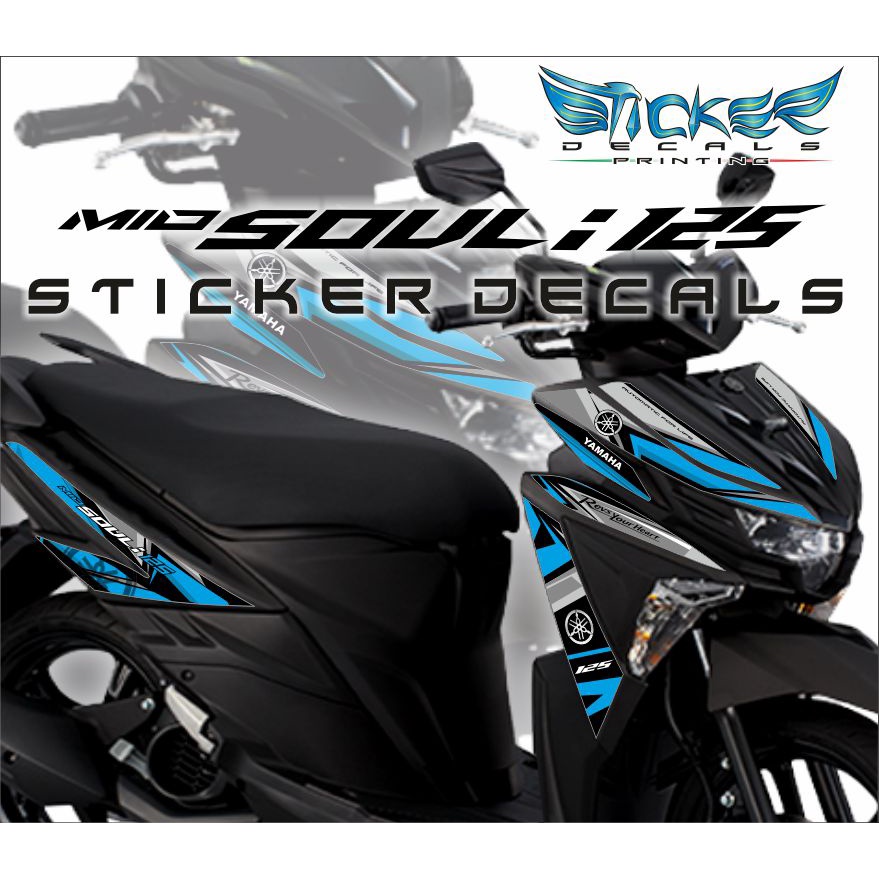 mio Soul i 125 Sticker Decals | Shopee Philippines