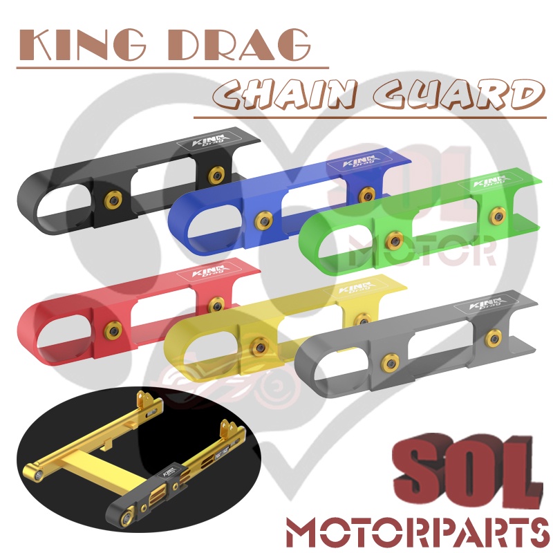 King Drag Chain Guide V2 Universal Rubber Chain Guard V2 For LC150 ...
