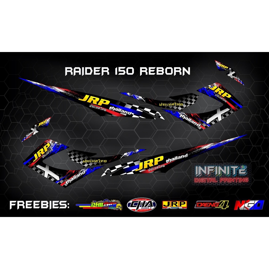 Raider 150 JRP Decal ( with freebies) | Shopee Philippines