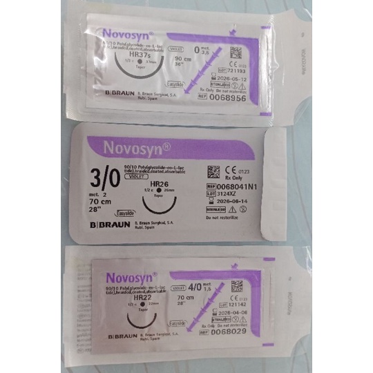 Novosyn suture Round (BBRAUN) sold per 1 unit | Shopee Philippines